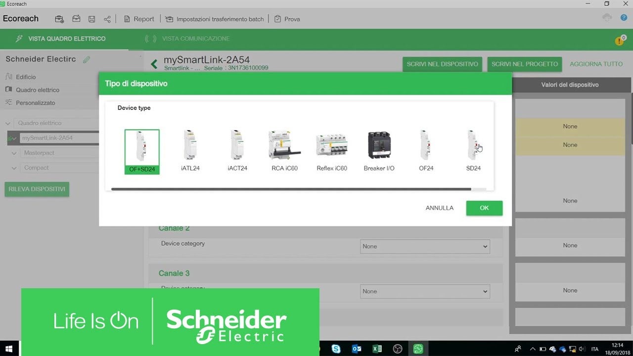 Come configurare una Smartlink SI B con EcoStruxure Power Commission ...