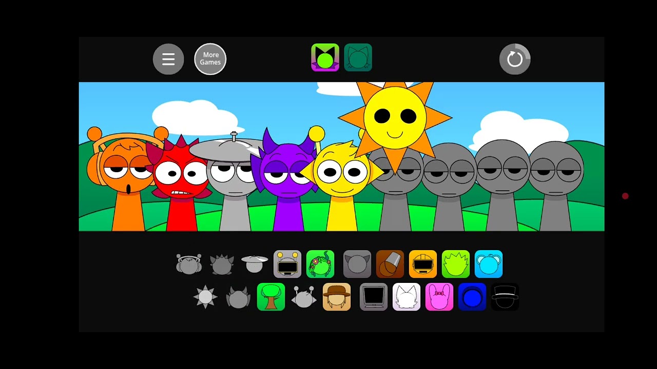 Playing sprunki 2/aka sprunki pyrmixed - YouTube