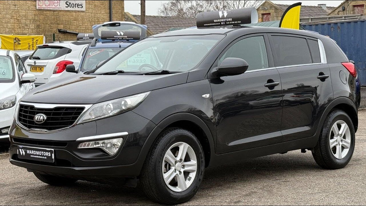 KIA SPORTAGE SUV 1.6 GDi 1 Black 5dr 1 KEEPER+CRUISE+BLUETOOTH+6 STAMPS ...