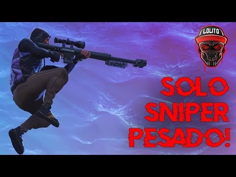 💀 ¡GANANDO SOLO con SNIPER PESADO! 💀 ~ FORTNITE