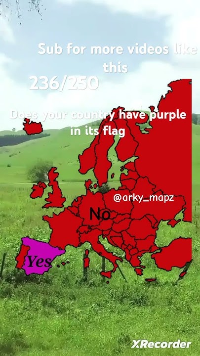 does your country have purple in its flag - YouTube