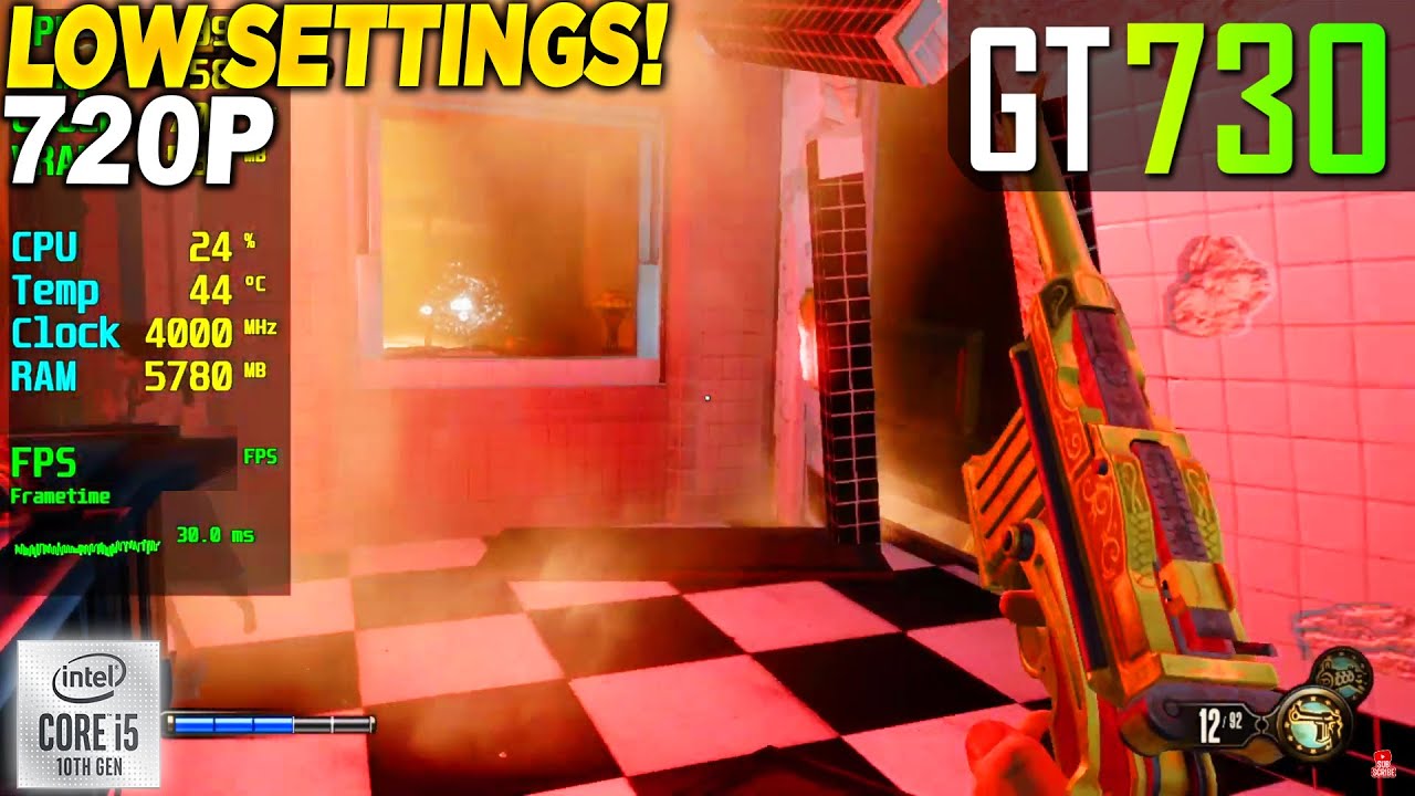 BioShock Infinite GT 730 - 720p Low, - YouTube