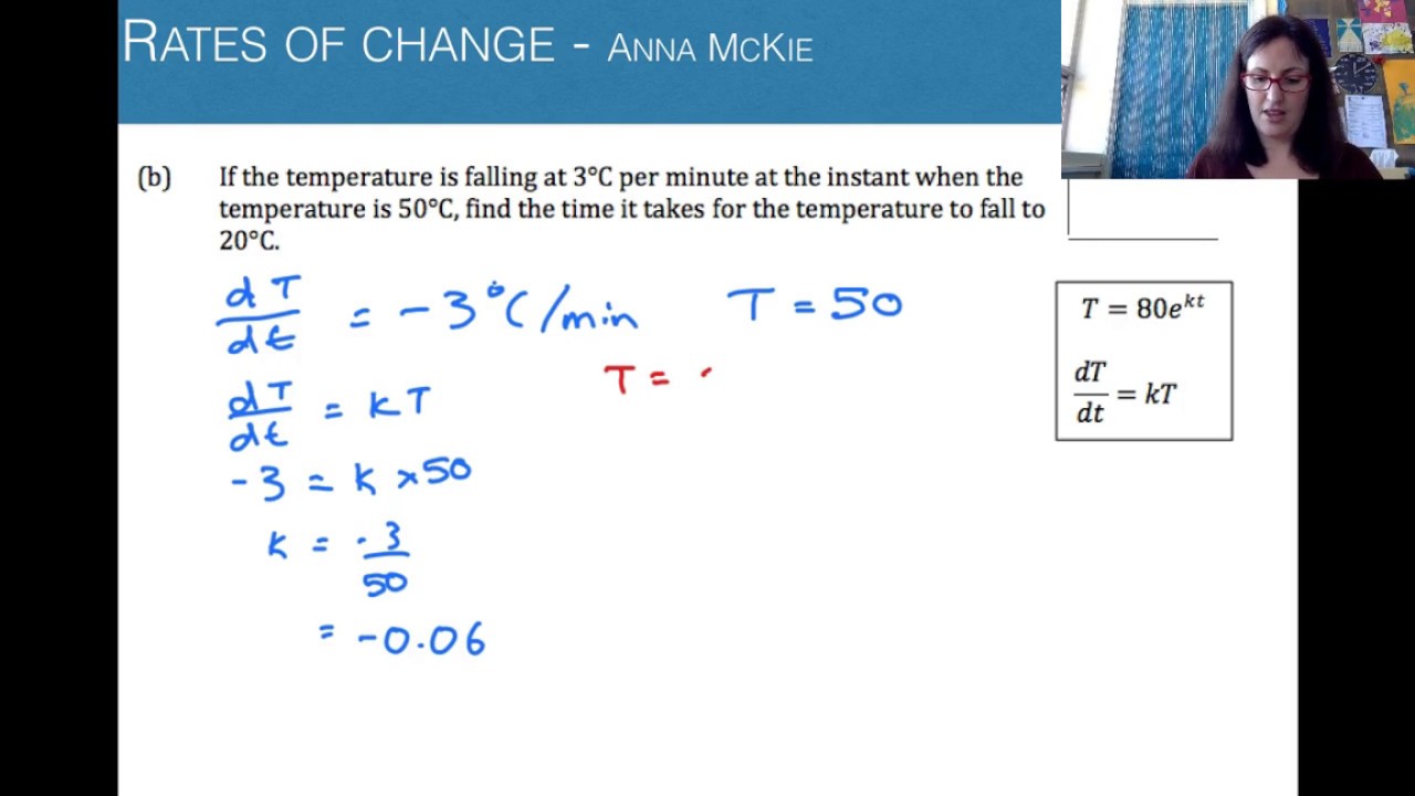 3F Rates of change - YouTube