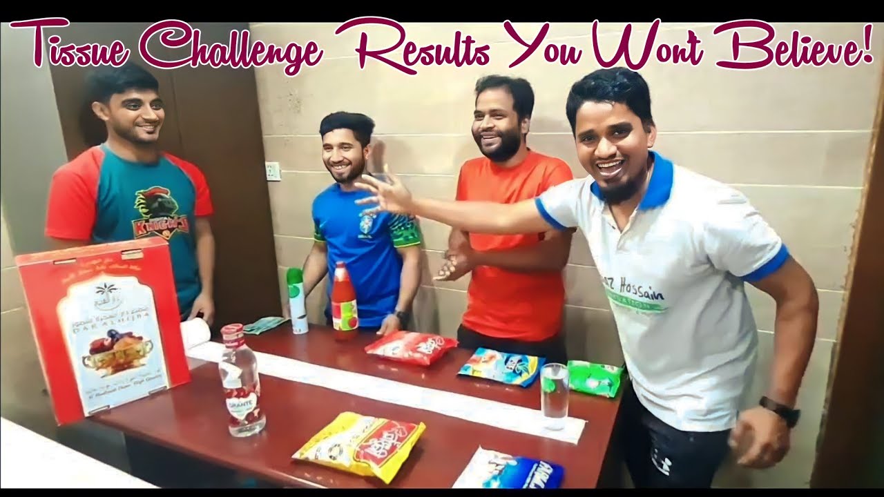 Tissue Challenge Results You Won't Believe! | মজার খেলা - YouTube