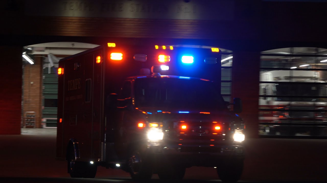 *E-Horn* Tempe Fire-Medical-Rescue Dept. Medic 271 responding - YouTube