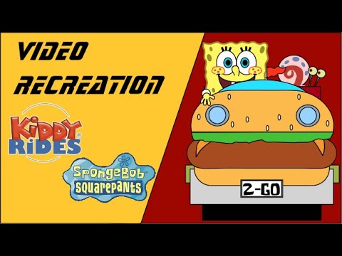 SpongeBob SquarePants kiddie ride (recreation) - YouTube
