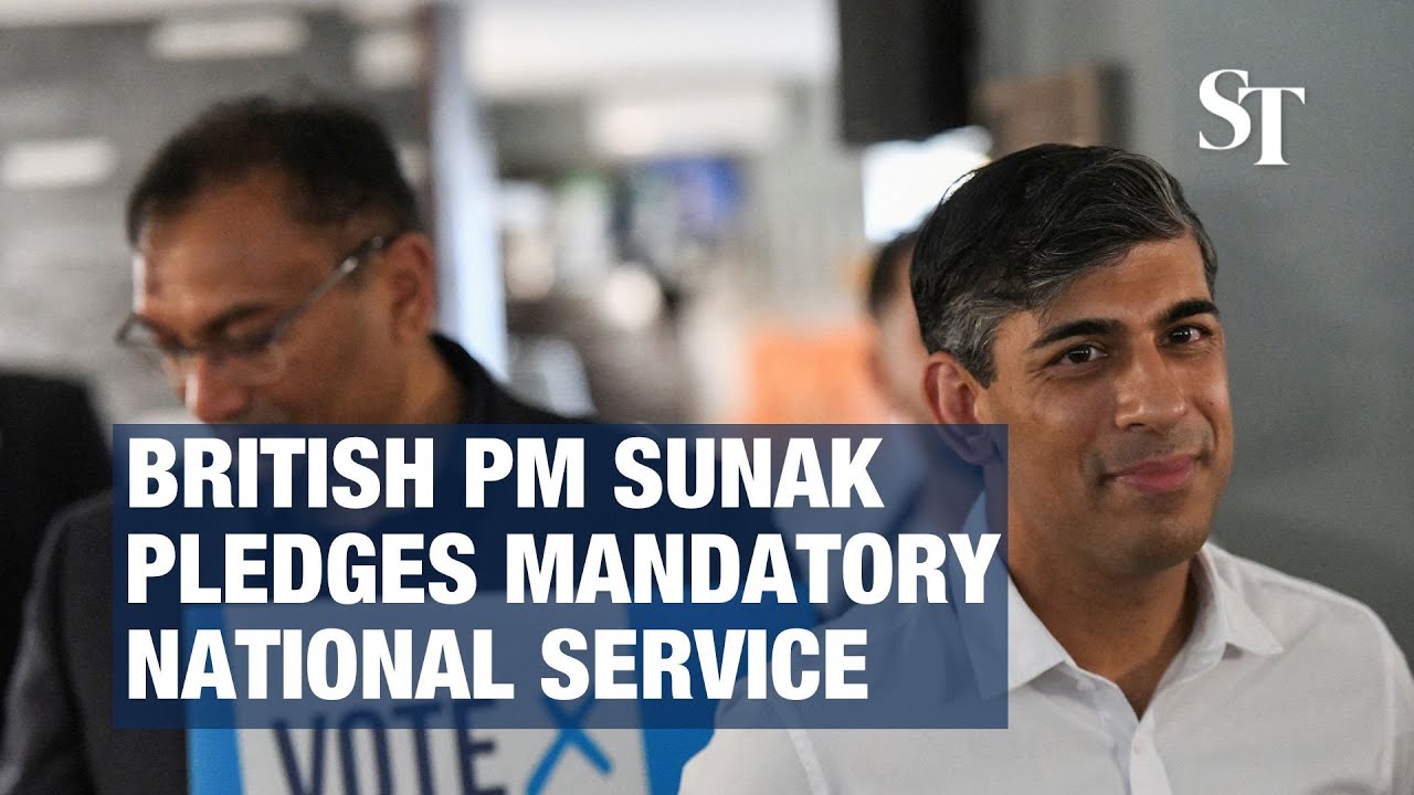 Rishi Sunak pitches national service at 18 - YouTube