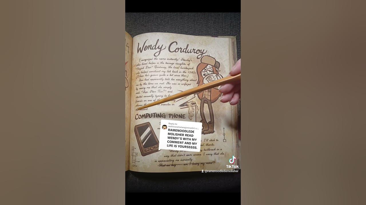 Wendys Entry Wendycorduroy Gravityfalls Journal3 Fordpines Youtube