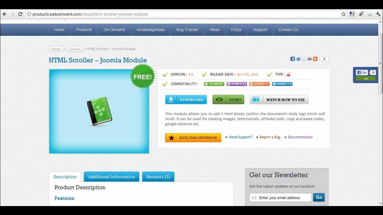 HTML Scroller - How To Use - YouTube