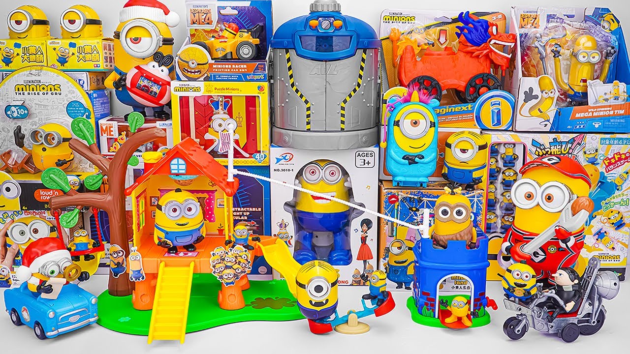 DESPICABLE ME 4 Toy Collection Unboxing ASMR🍌Mega Minions ...
