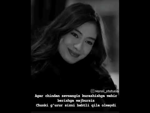Manoli gaplar, uzbekcha status video, manoli so'zlar - YouTube