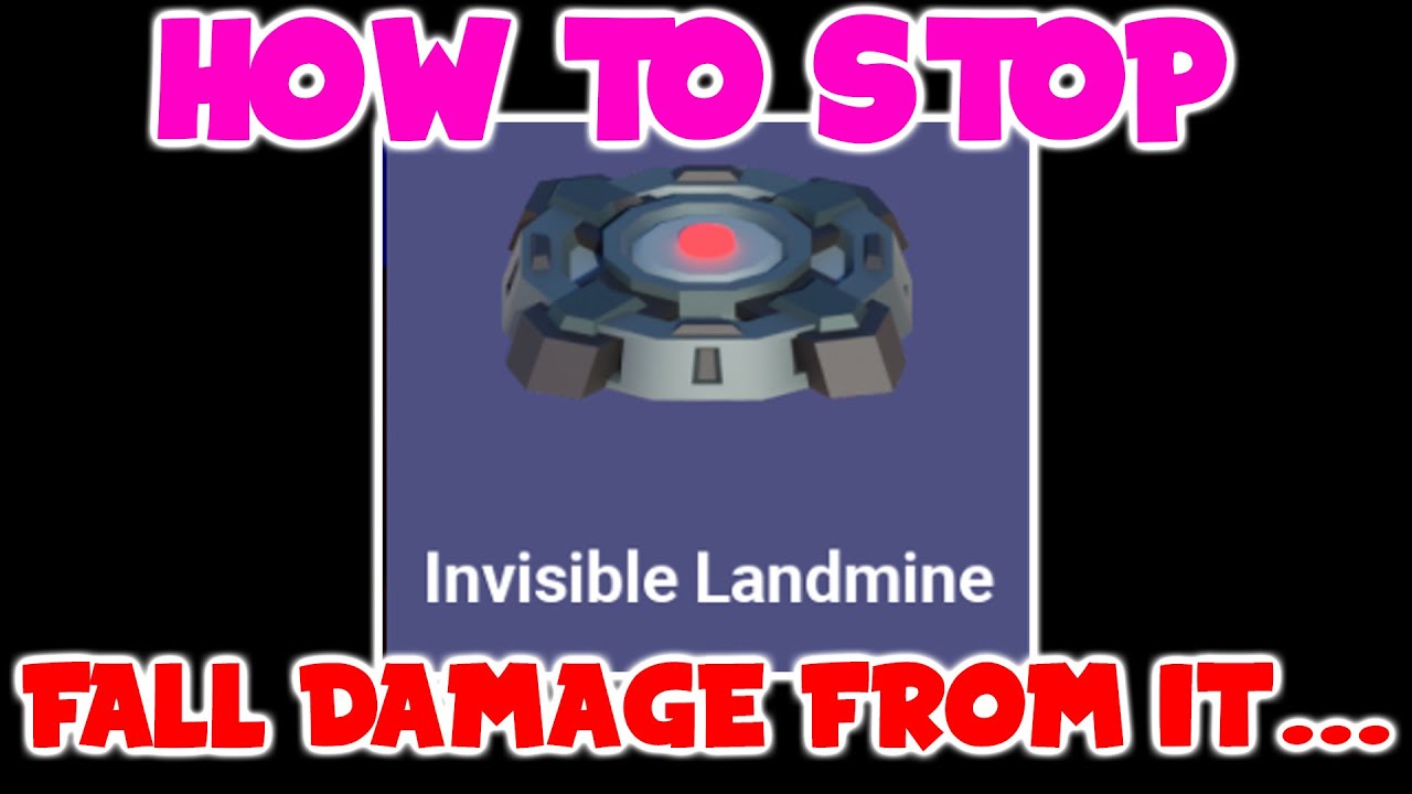 How to STOP FALL DAMAGE from a LANDMINE... (Roblox Bedwars) - YouTube