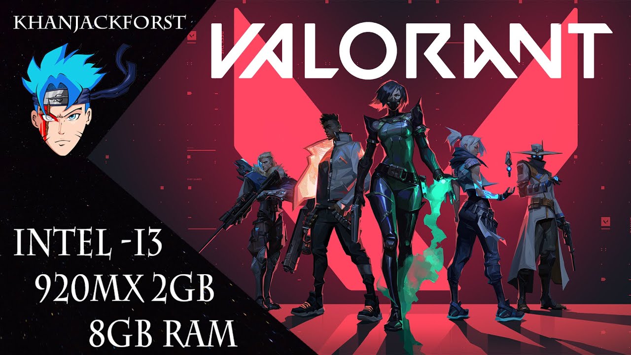 Valorant - INTEL i3 7100U | 920MX 2GB | 8GB RAM | PC BENCHMARK - YouTube