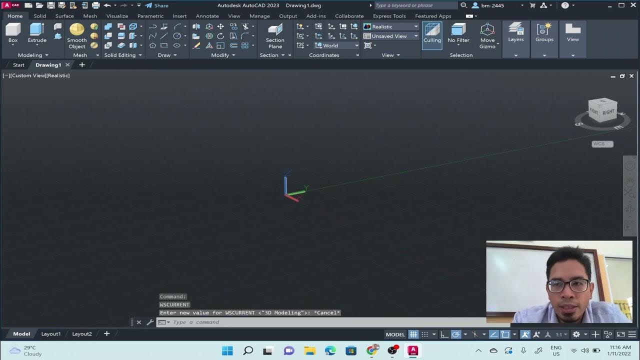 How To Open New File ACADISO 3D in AutoCAD - YouTube