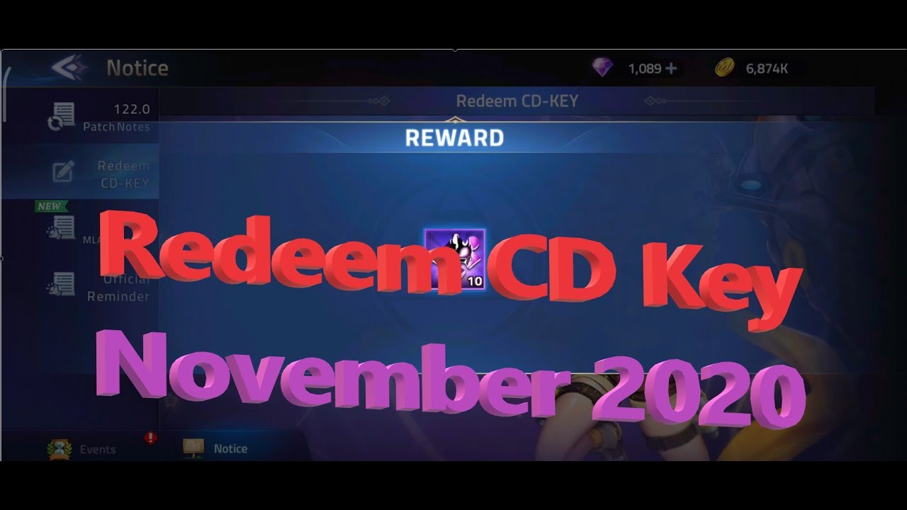 Mobile Legends Adventure | Redeem Code | Redeem CD Key | November 2020 ...