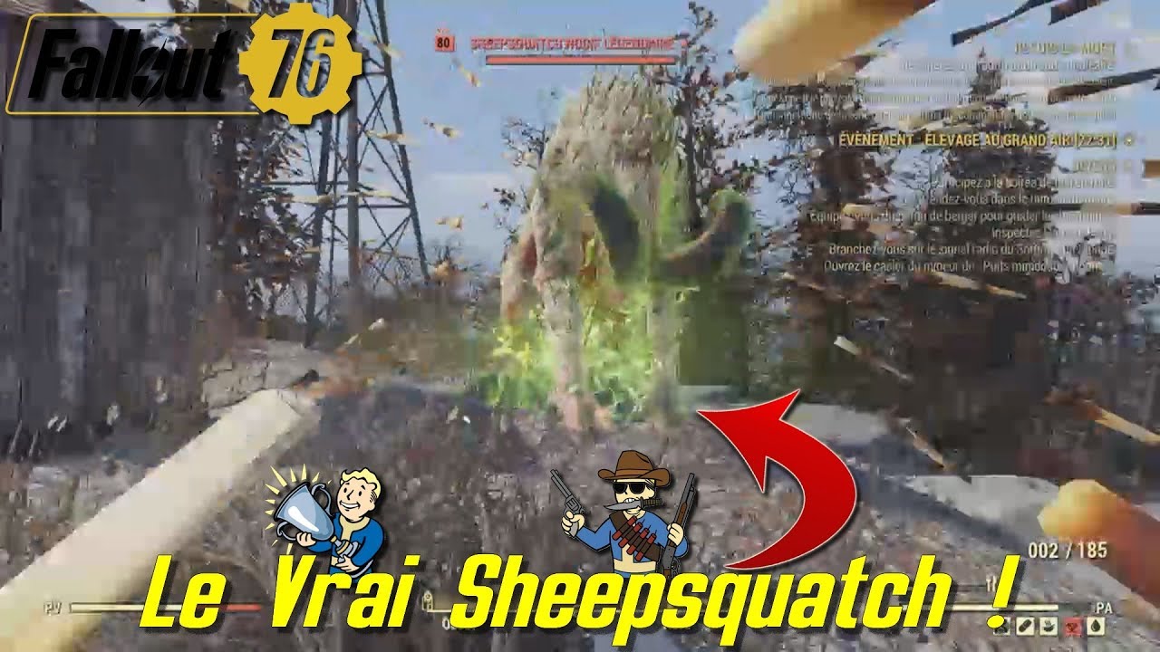 Fallout 76 - LE VRAI SHEEPSQUATCH ! - YouTube