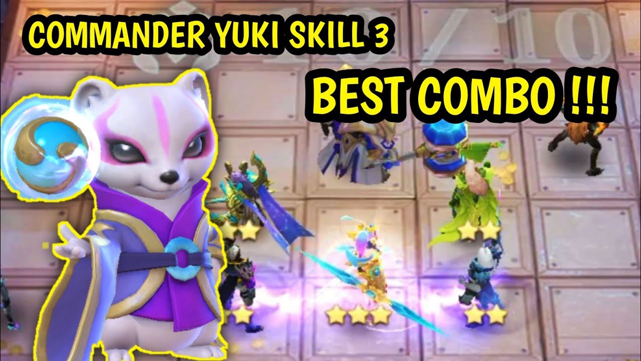 YUKI SKILL 3 BEST COMMANDER !!! NEW COMBO MAGIC CHESS | MOBILE LEGEND ...