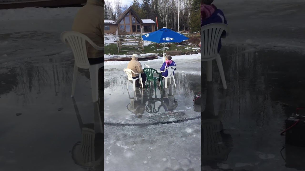 Ice carousel Minnesota - YouTube