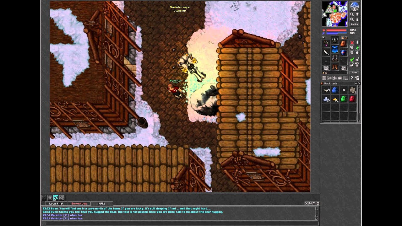 Tibia by; Biel - Barbarian Test - Svargrond - YouTube