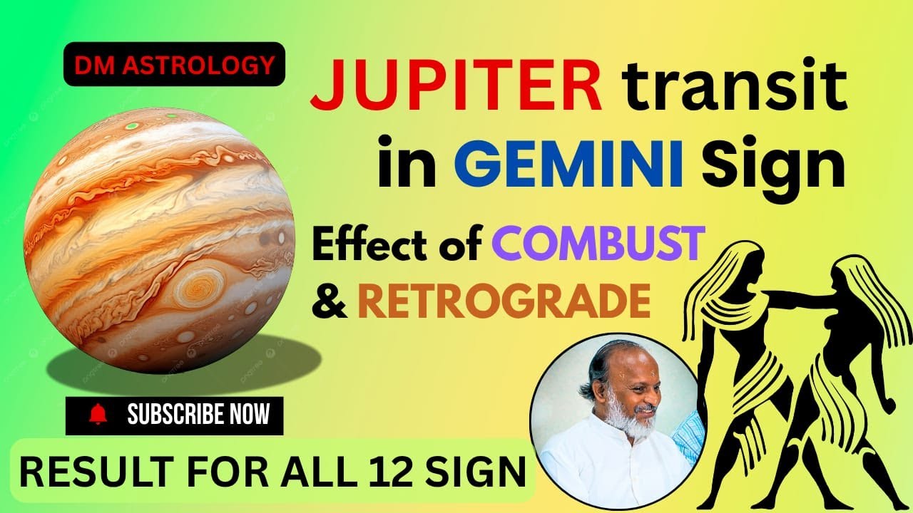 Jupiter transit in Gemini Sign| Results for all 12 sign| Effect of ...