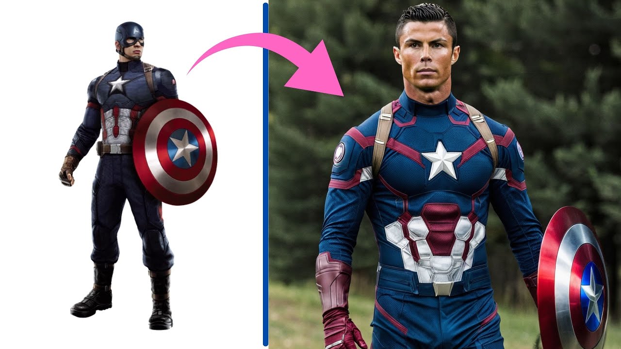 AVENGERS But CRİSTİANO ⚽ RONALDO Marvel and DC with (all characters) 🔥 ...