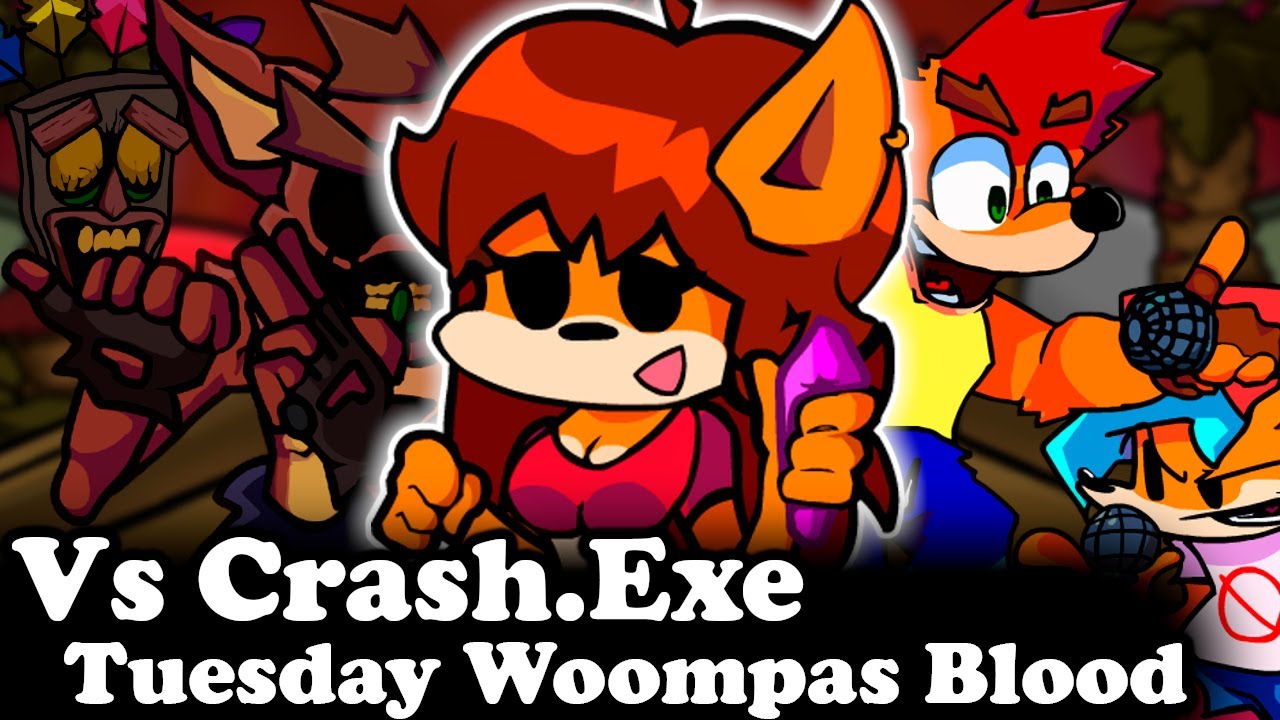 FNF | Tuesday Woompas Blood and Rap (DEMO) - Vs Crash.Exe | Mods/Hard ...