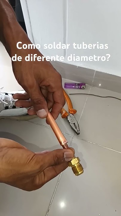 Como soldar tubo de cobre de 1/2 con uno de 3/8 de manera correcta ? #sabiosdelfrio - YouTube