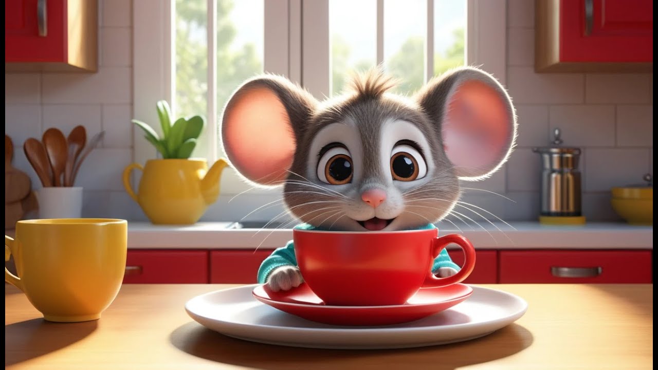 Tiptoe Like a Mouse – Fun Action Rhyme | Silly Movement Song for Kids ...