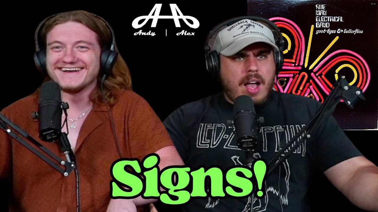 Signs - Five Man Electric Band | Andy & Alex FIRST TIME REACTION! - YouTube