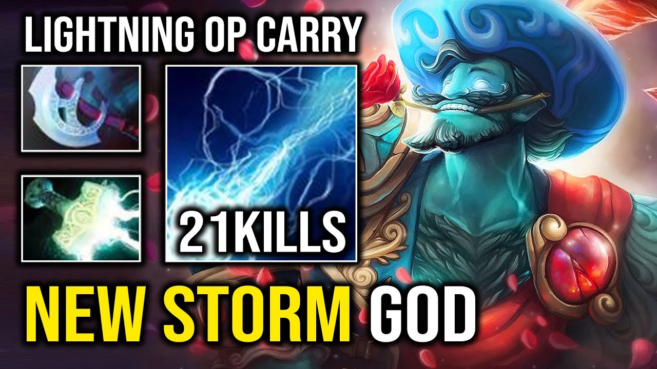 NEW STORM GOD 100% Overpower Thunder Right Click + Manta Style 10K MMR ...