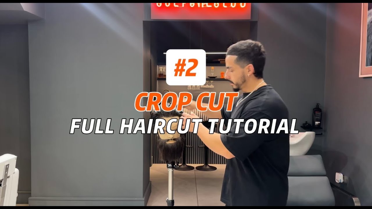 CROP CUT - FULL HAIRCUT TUTORIAL - YouTube