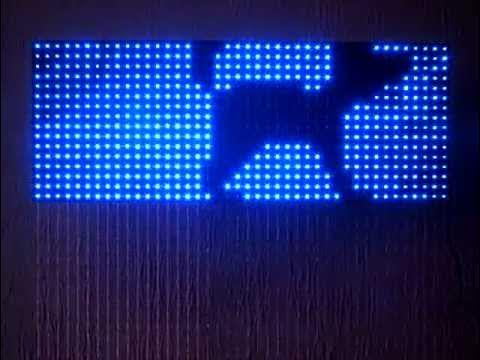 PAINEL ELETRÔNICO MODELO LDM 672 - AZUL - LEDMIDIA - YouTube