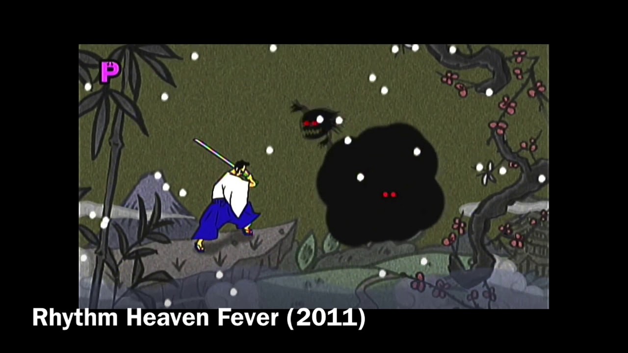 Rhythm Heaven Evolution of Samurai Slice 2006 to 2015 - YouTube