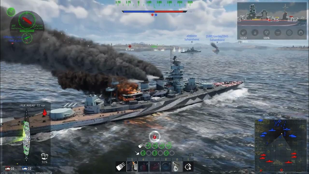 War Thunder Naval-Battleship Roll Call - YouTube