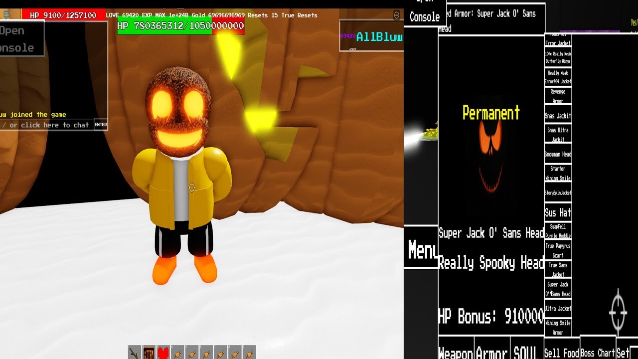 Powerful Jack O' Sans Fight Showcase! [Undertale Mania Of Heroes ...