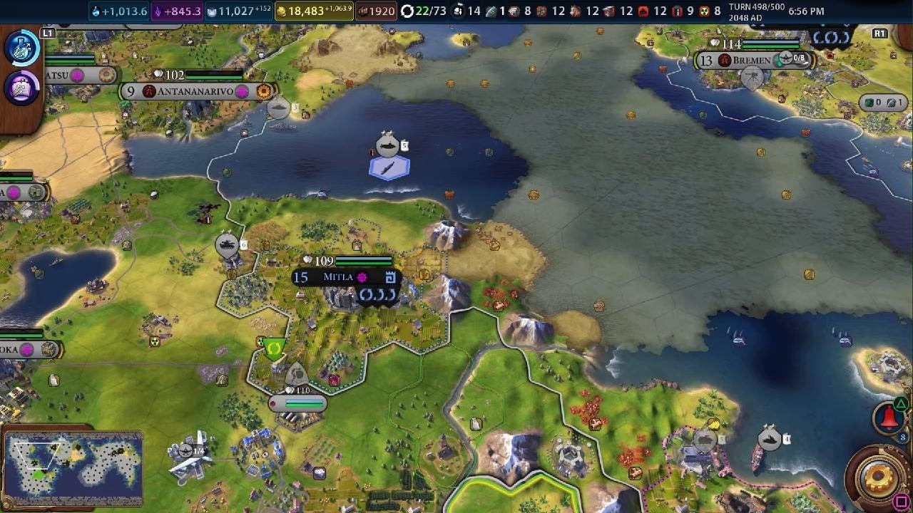 First nuke civ 6 - YouTube