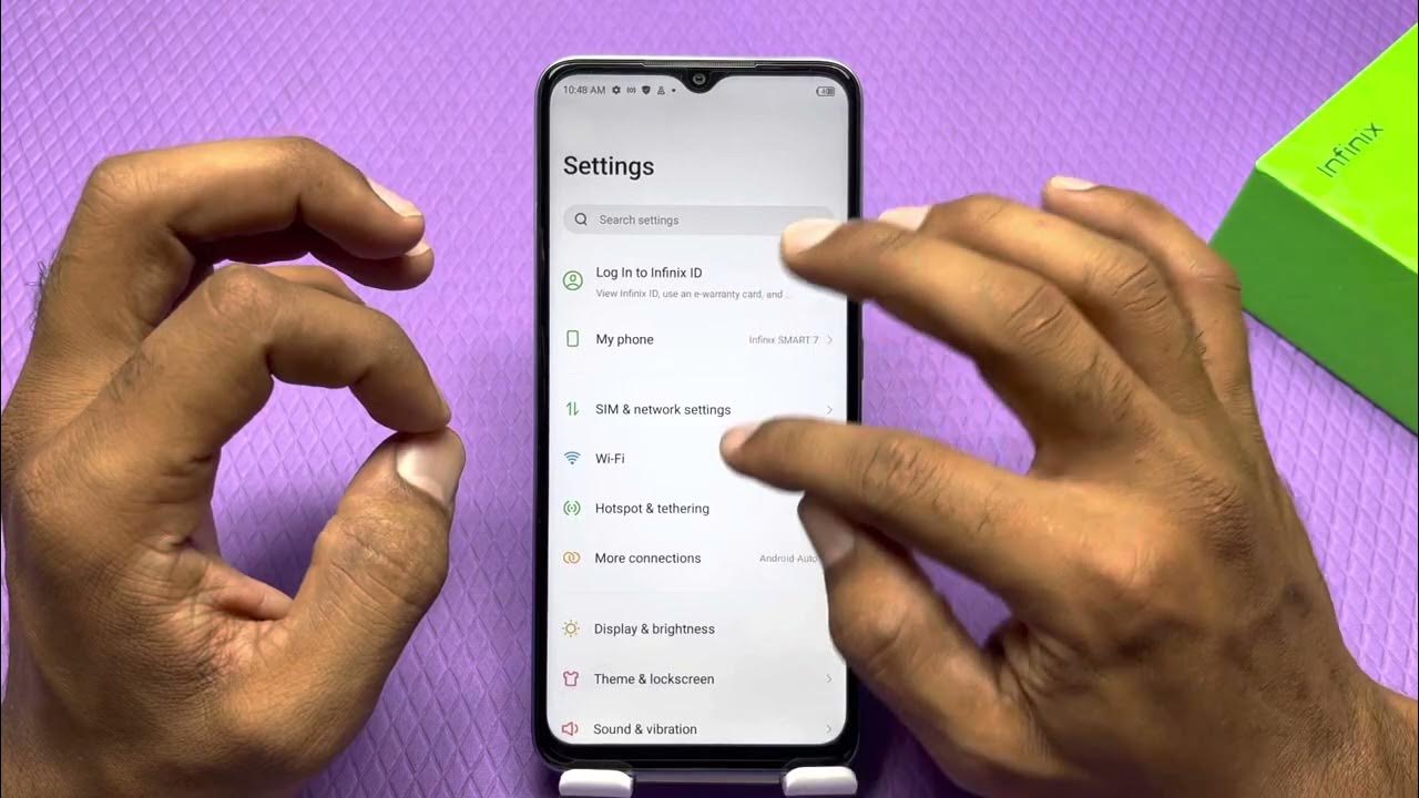 Back button setting in Infinix Note 30 , hide navigation gesture bar setting in Infinix Note 30 ...