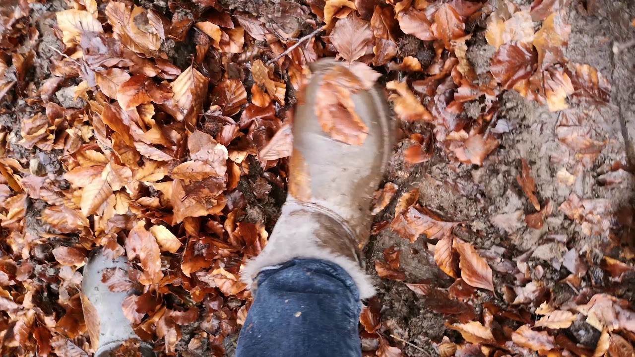 Ruining UGGs in mud - YouTube