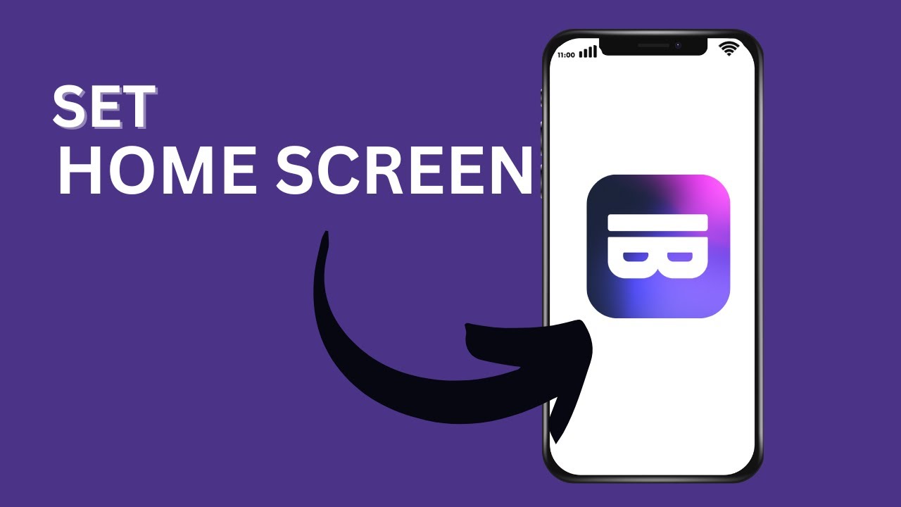How to Set Home Screen in InBrowser | Customize Your Start Page - YouTube