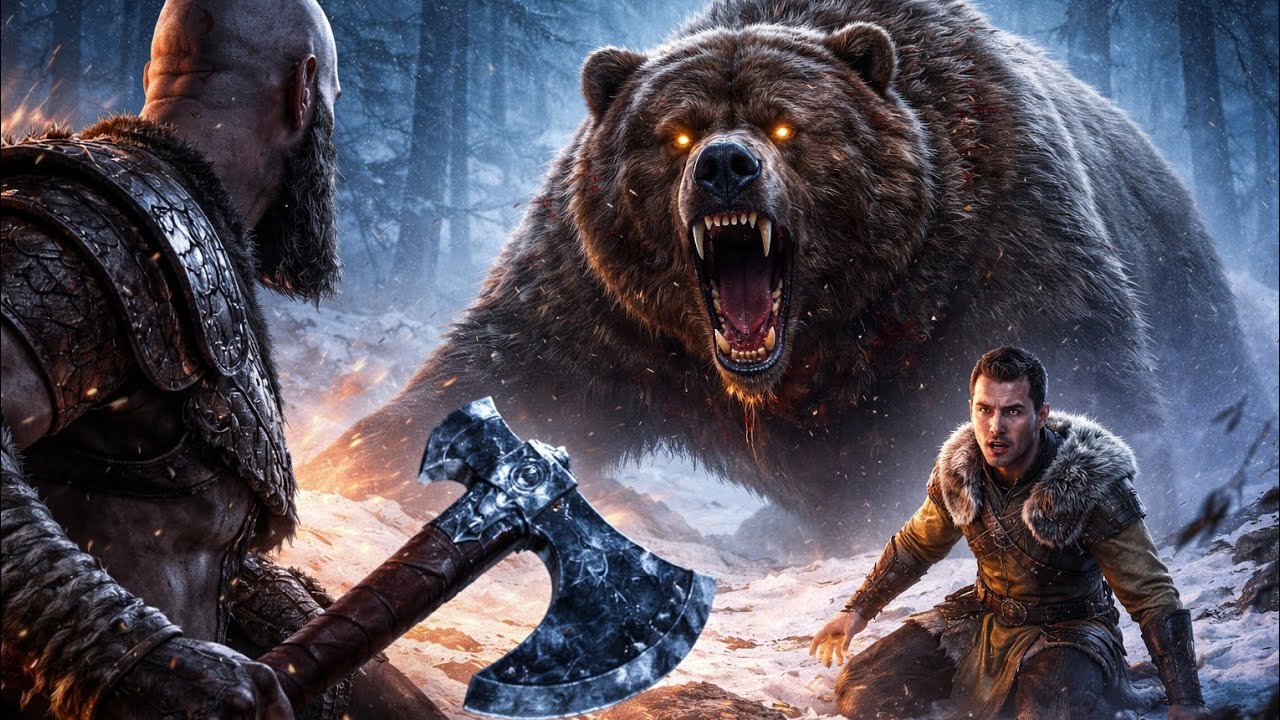 God of War Ragnarök 🐻🔥 | Atreus Turns Into a Bear and Doesn’t Remember ...