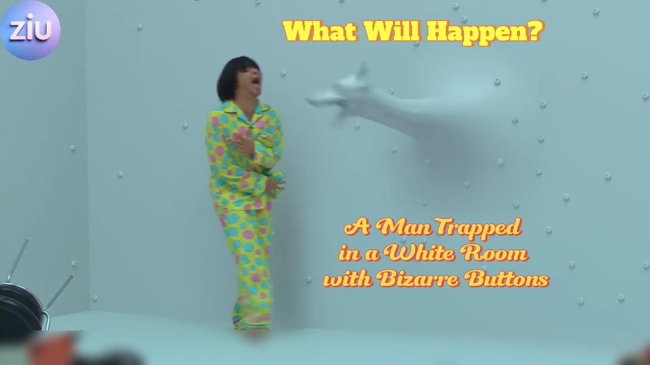 A Man Trapped in a White Room with Bizarre Buttons – What Will Happen ...