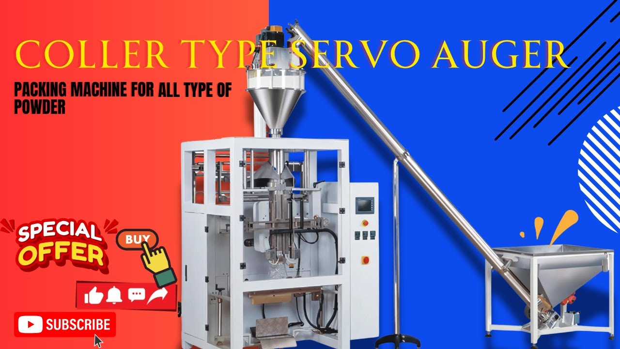 Coller type Servo Auger Packing Machine For All type of Powder ...