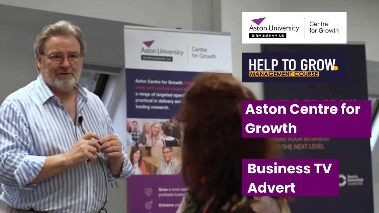Business TV Advert | Aston Centre for Growth - YouTube