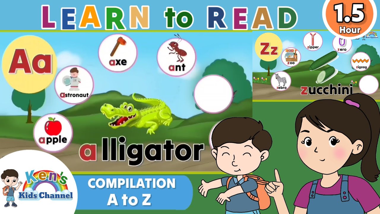 Phonics Aa to Zz for Kids | Learn the English Alphabet | English ...