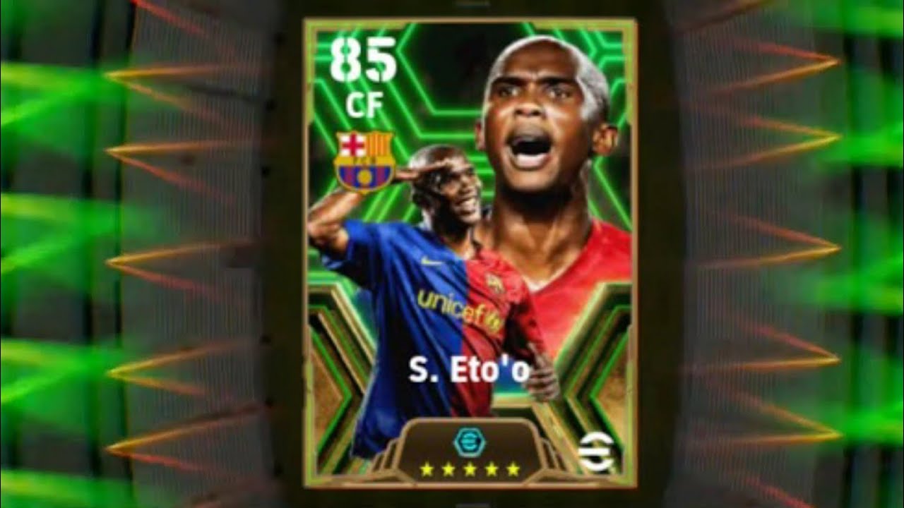 Trick To Get Epic S. Eto'o Form Spanish League Attackers in efootball ...
