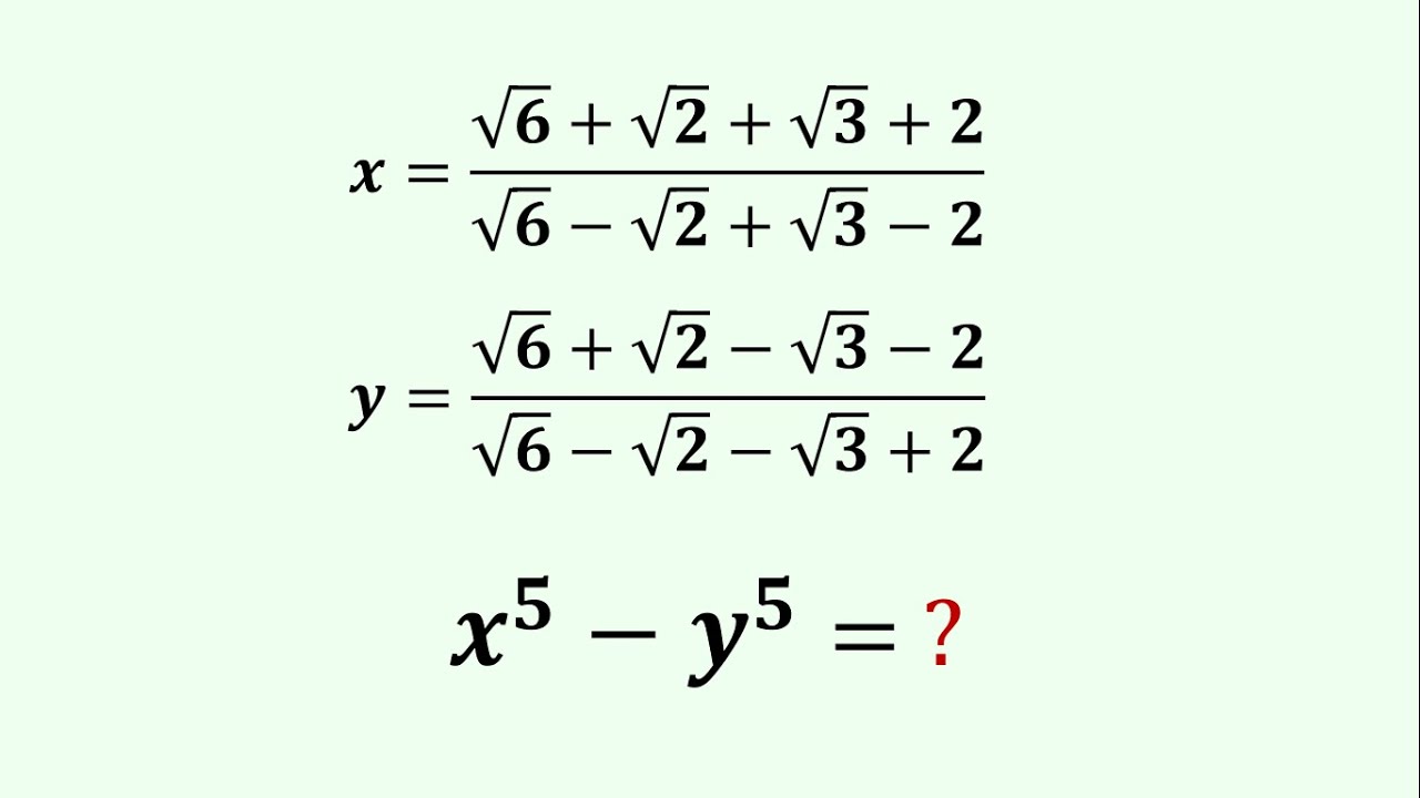 Brazilian Math Olympiad | A Nice Algebra Challenge - YouTube