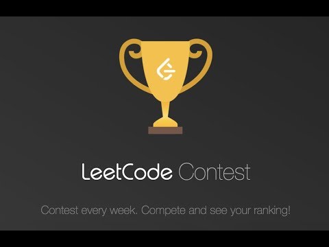 LeetCode Contest 134 一解两吃 - YouTube