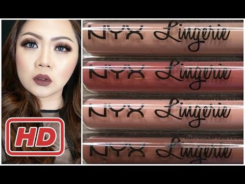 Review & Swatches NYX Lingerie \