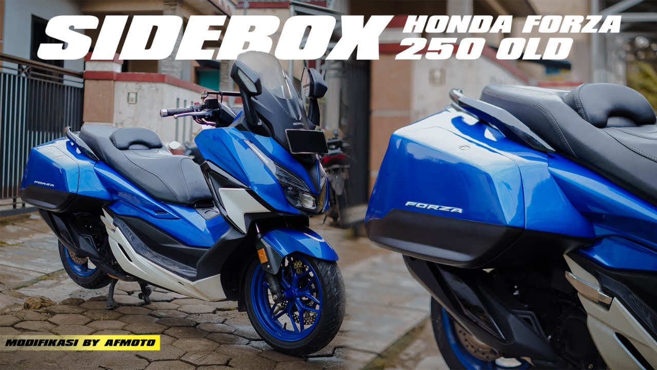 MODIFIKASI HONDA FORZA 250 MENGGUNAKAN SIDEBOX BY AFMOTO - YouTube