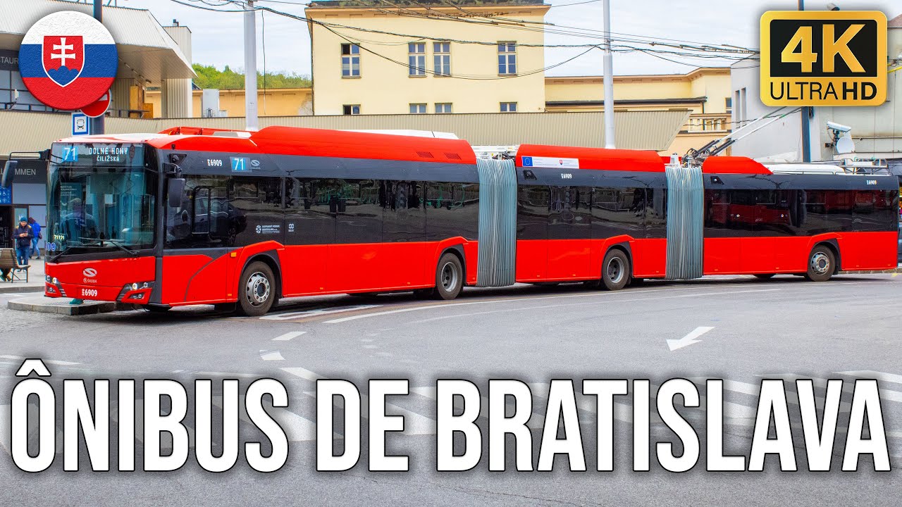 Sistema de Transporte Público Por Ônibus de Bratislava/Eslováquia - YouTube